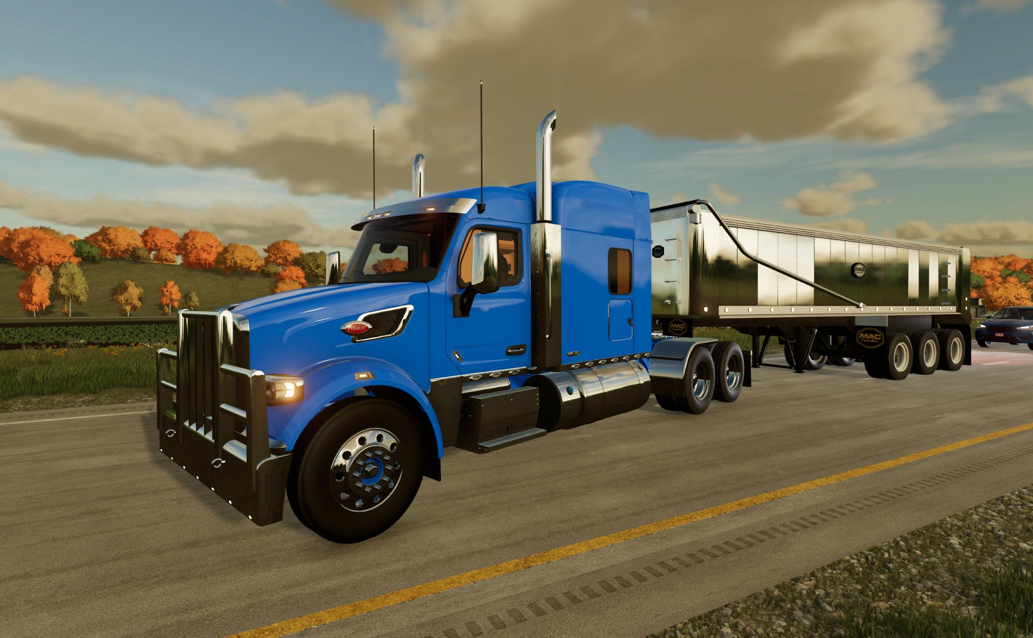 2022 MAC Tri-Axle End Dump Trailer | Whiskey Sierra Modding
