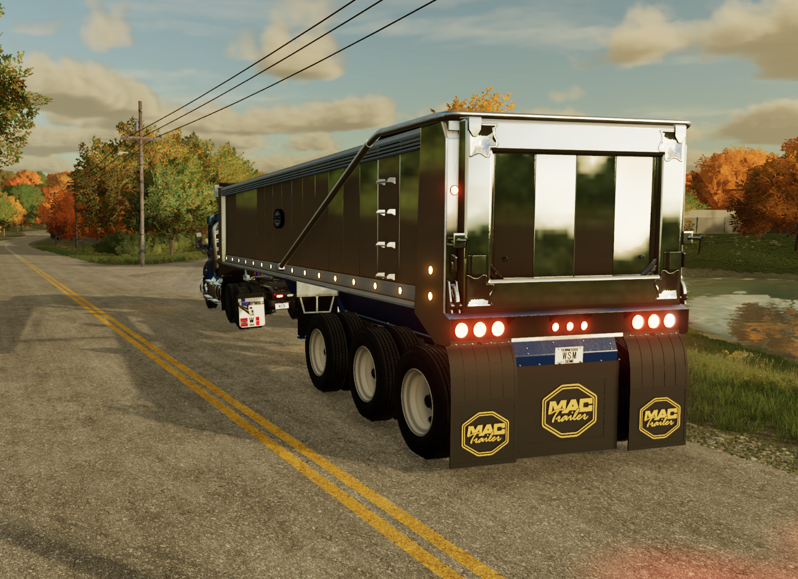 2022 MAC Tri-Axle End Dump Trailer | Whiskey Sierra Modding
