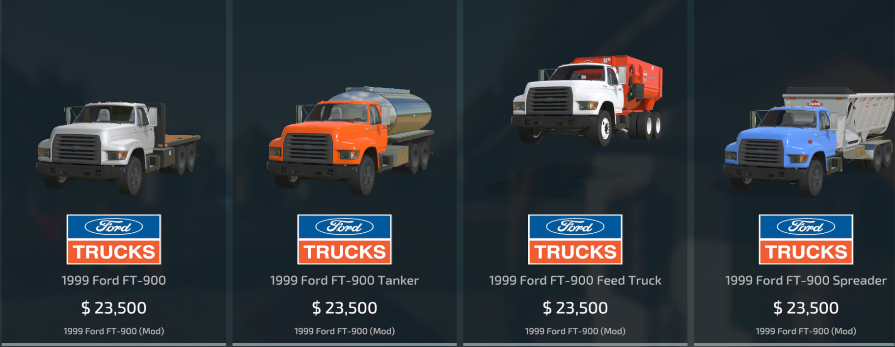 1999 Ford FT-900 Pack. | Whiskey Sierra Modding